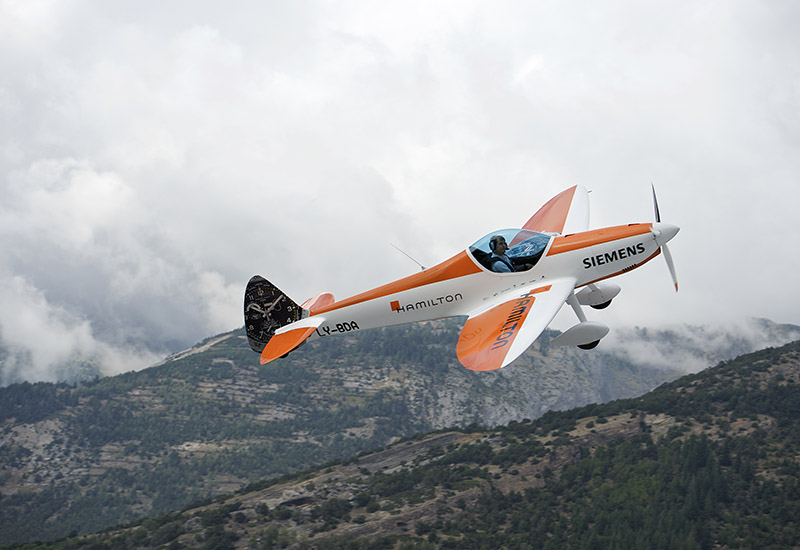 Watch brand takes to the skies with first ever electric aerobatic aircraft
