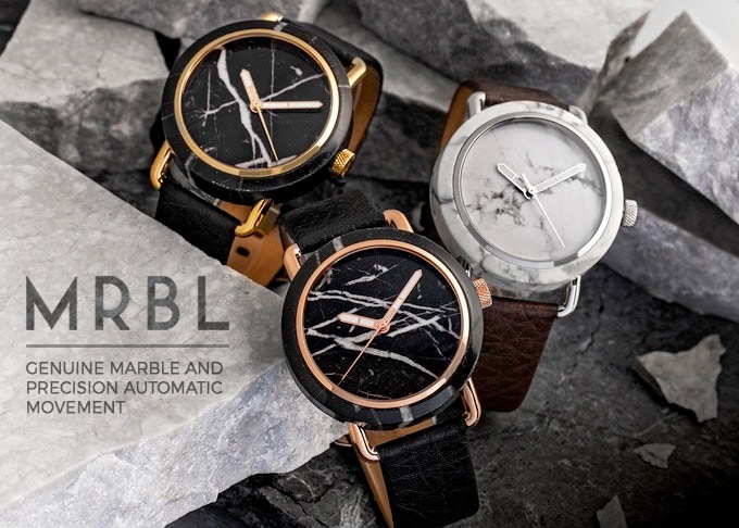 MRBL Watches fires up Kickstarter campaign for its Italian marble watches