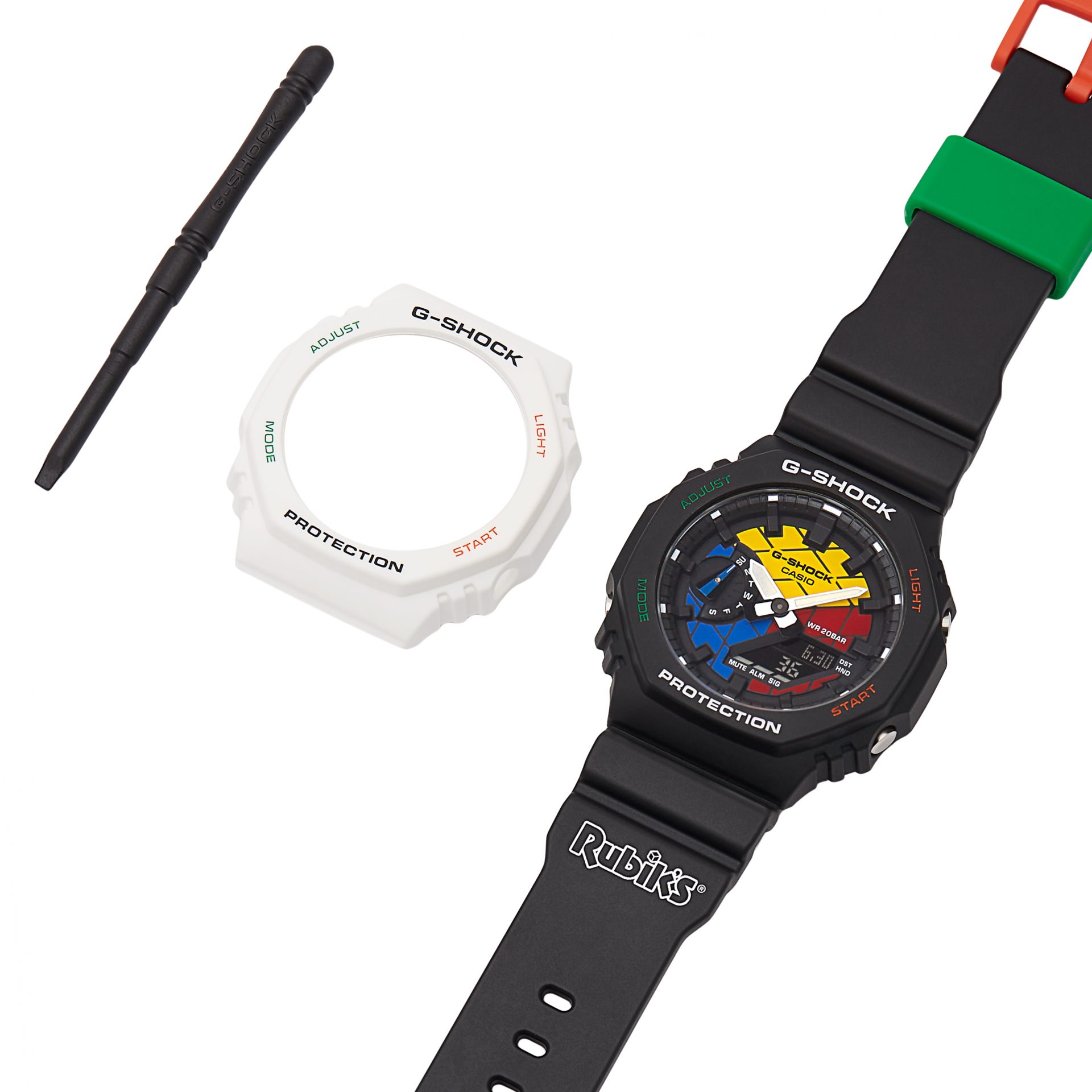 G-SHOCK Goes Back To The 1970s With Rubik's Cube Watch