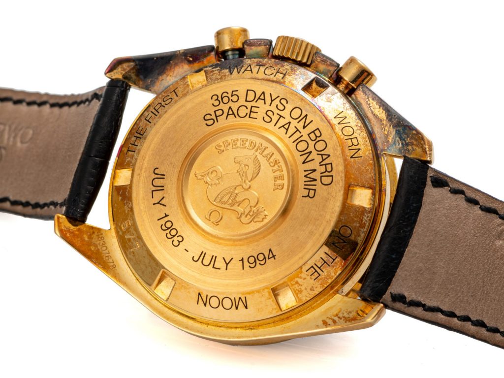 Golden Omega Speedmaster That Spent A Year In Space Appears At Auction