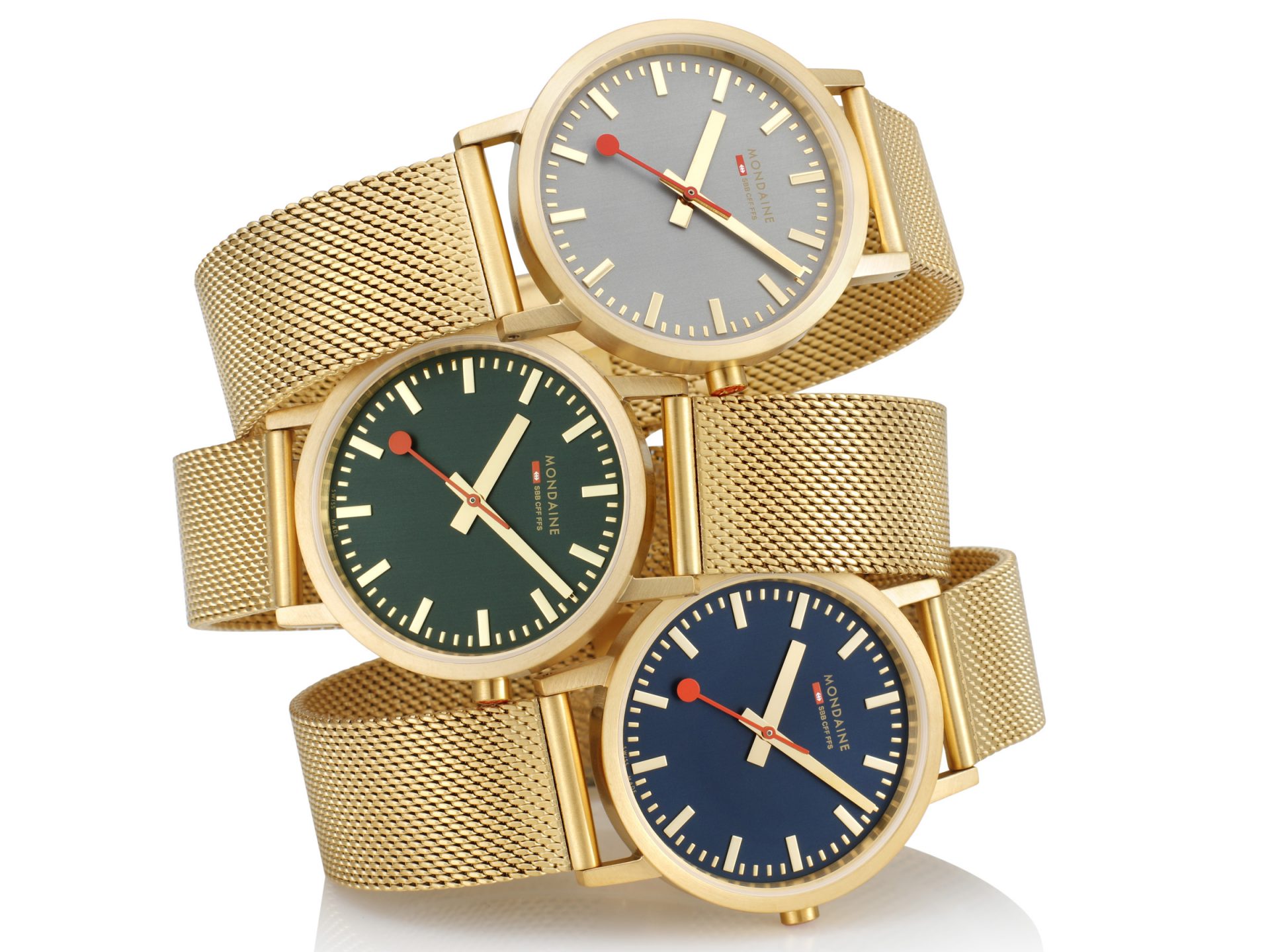 Mondaine welcomes autumn with golden watch drop