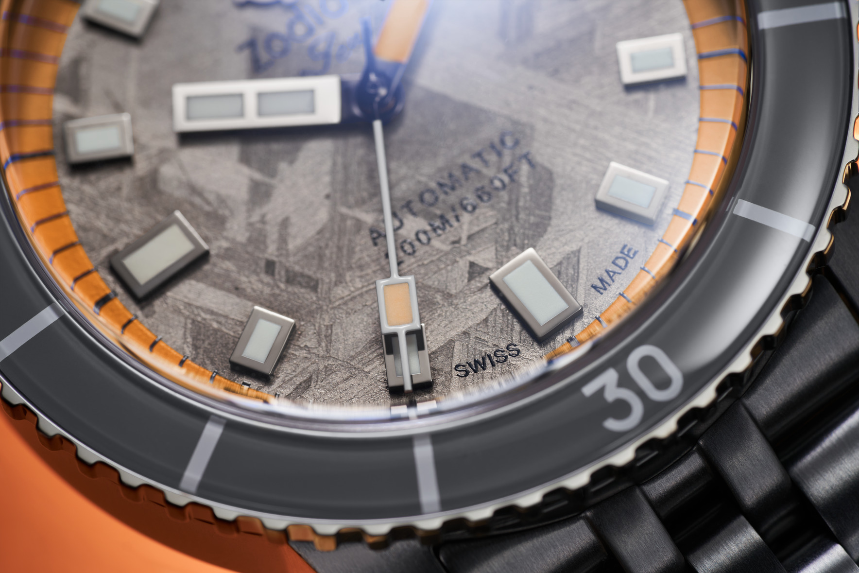 Zodiac Teams Up With Watches.com On Super Sea Wolf Built Out Of A Meteorite