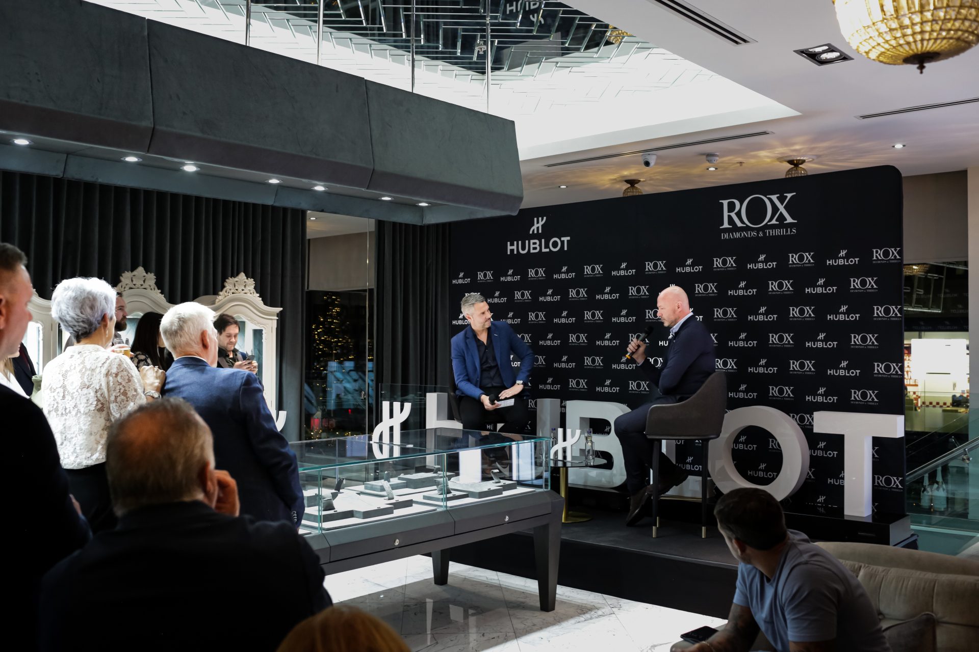 Alan Shearer Opens Hublot Shop-in-shop At Rox's Newcastle Showroom