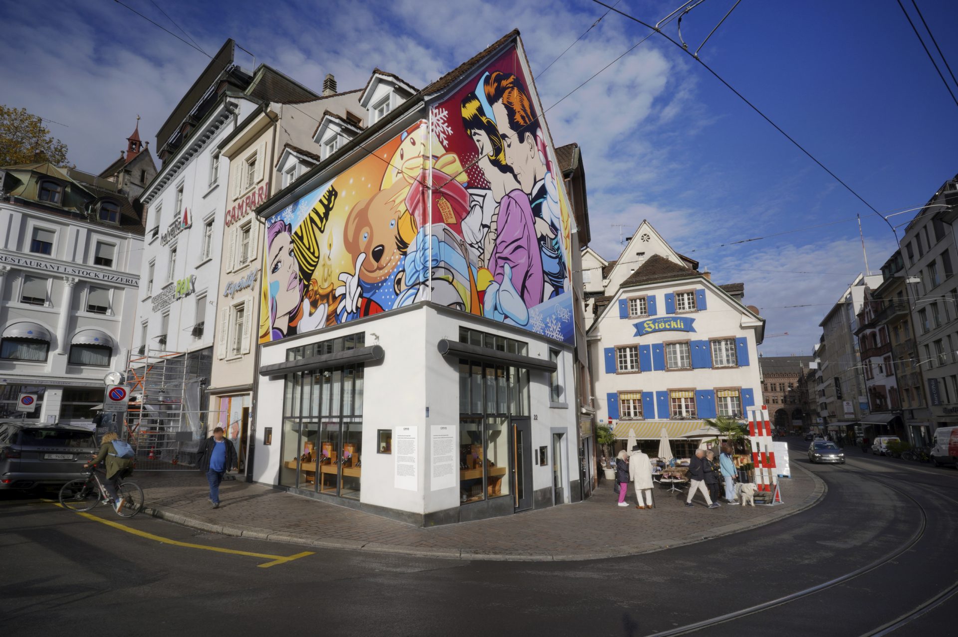 FIRST LOOK: Street Art Transforms Oris Boutiques In Basel And London